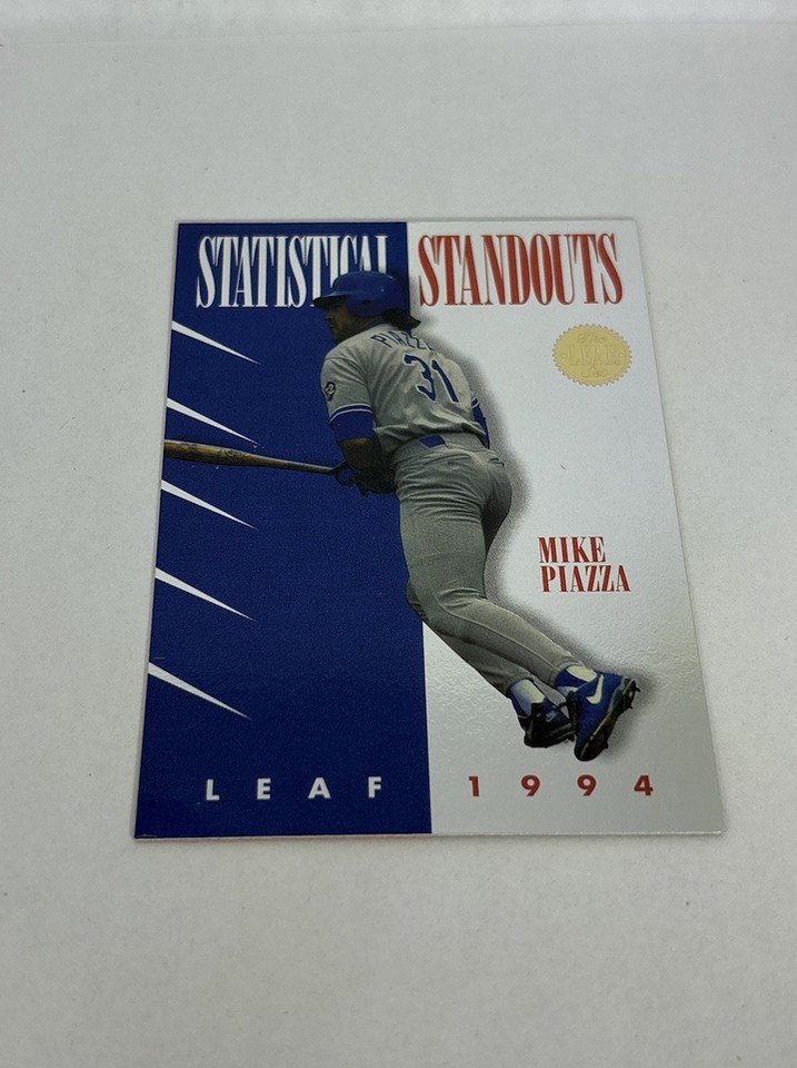 1994 Leaf Statistical Standouts #4 Mike Piazza Dodgers Baseball Card | eBay