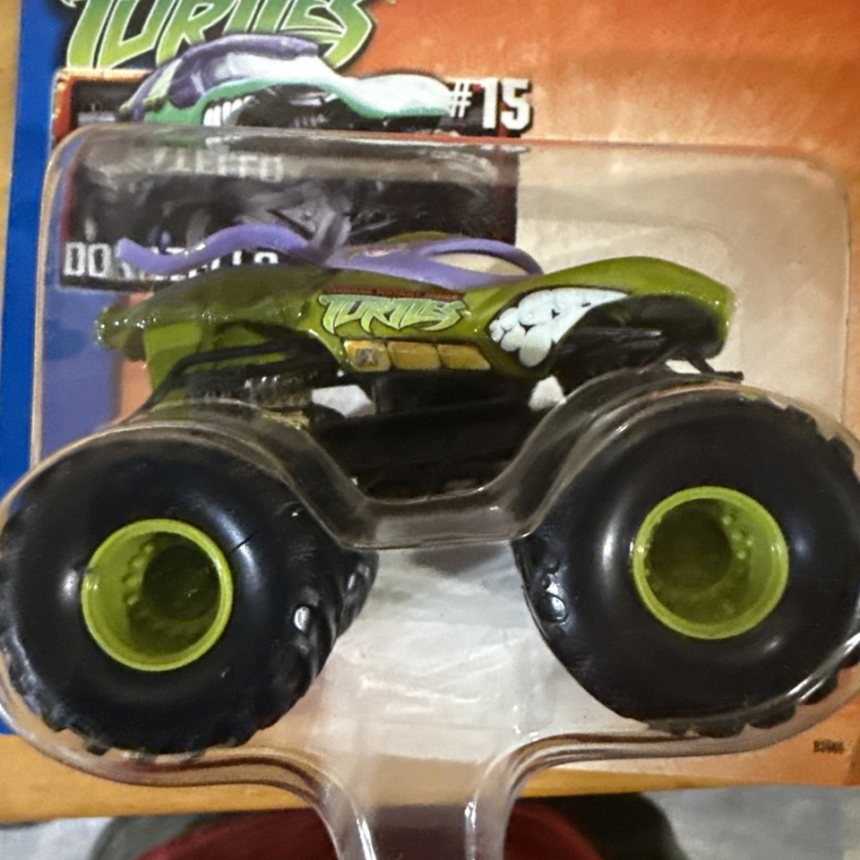 hot wheels monster jam 1:64 teenage Mutant Ninja Turtles Donatello #15 ...