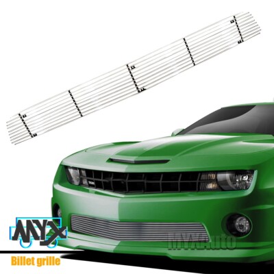 Front Billet Grill Fits 2010-2013 Chevy Camaro SS V8 Polished Bumper ...