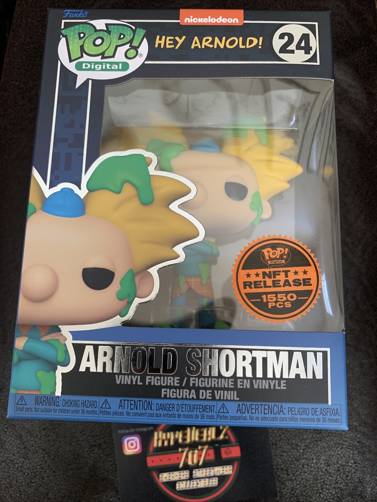 Funko POP! 24 Digital Hey Arnold! Shortman Nickelodeon 1550 PCS Limited ...