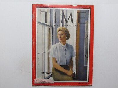 Time Magazine Pat Nixon February 29, 1960 V6 | eBay