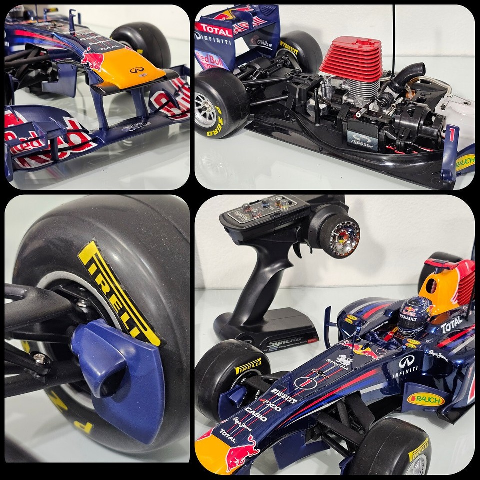 Red Bull RB7 Nitro RC Deagostini Kyosho F1 RC CAR 1/7 Nitro Full KIT | eBay