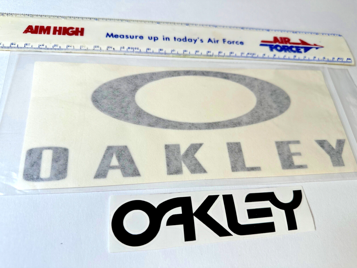 Oakley Logo Decal Sticker Ski Snowboard Goggles Retro