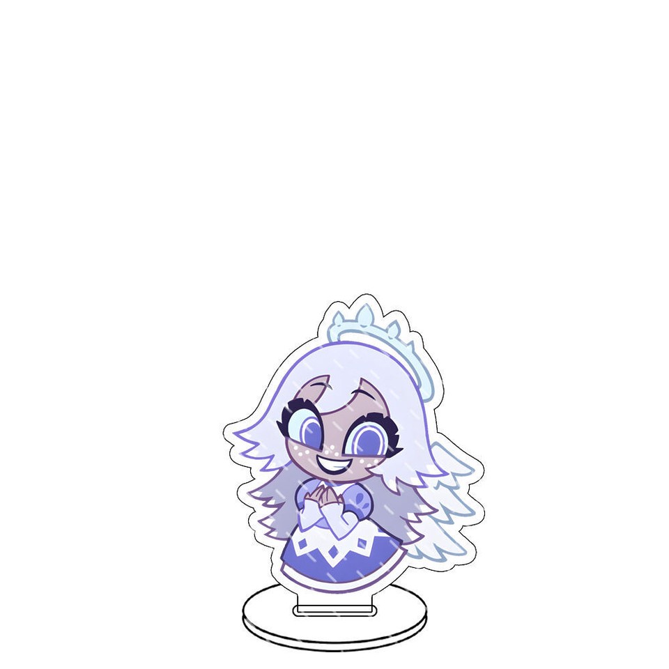 8CM Hazbin Hotel Husk Adam AD Acrylic Stand Figure Model Collection ...