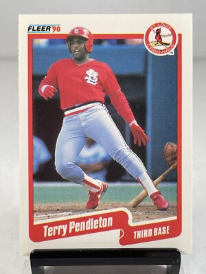1990 Fleer Terry Pendleton #257 St. Louis Cardinals Baseball Card | eBay