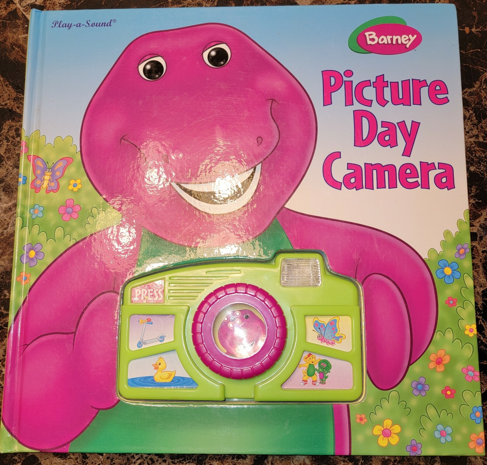 BARNEY PICTURE DAY CAMERA (PLAY-A-SOUND) By Dana Richter Used Read ...