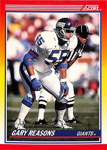 1990 Score Gary Reasons #236 New York Giants | eBay