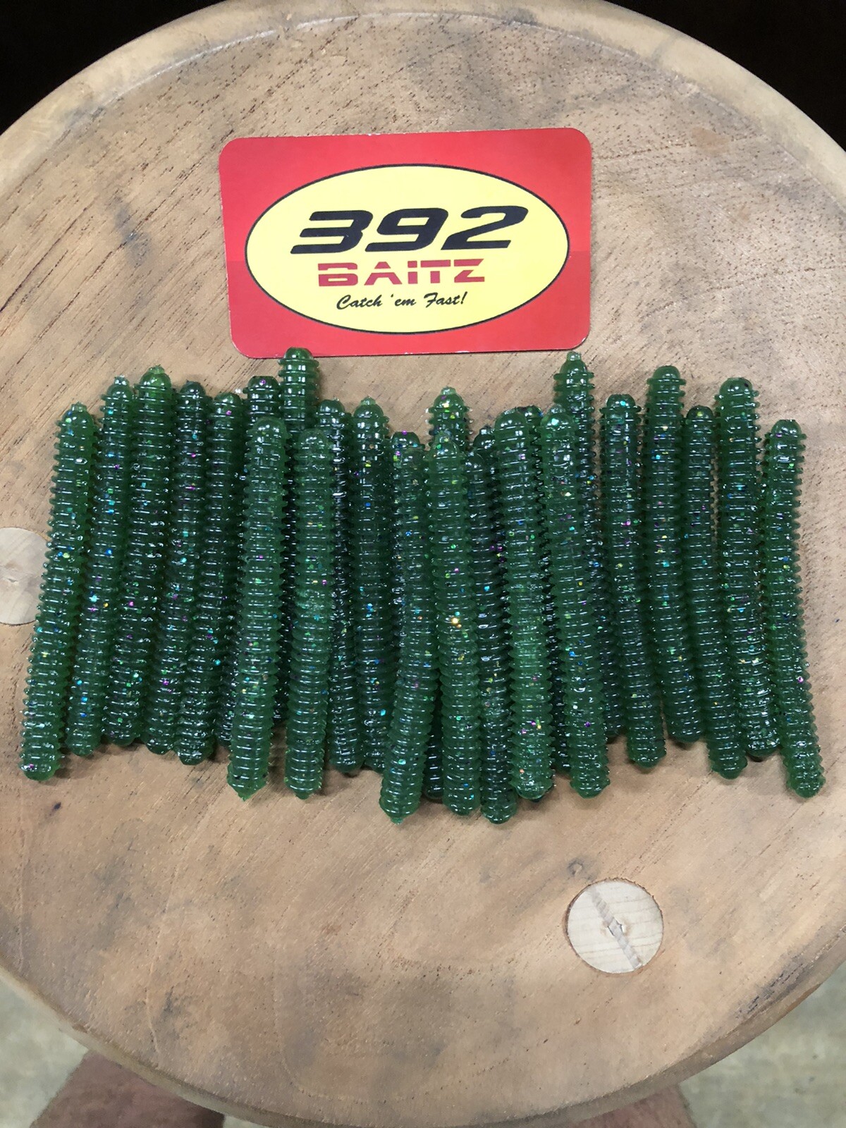 392 Baitz 4” French Fry Worm Watermelon Candy 20ct | eBay