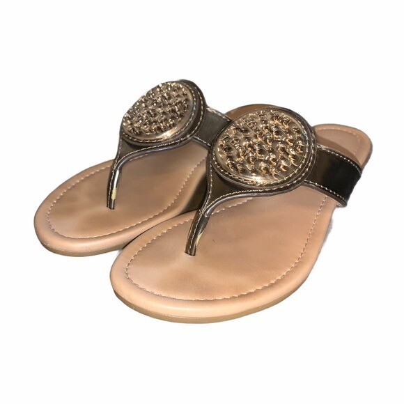 Coach Sena Medallion Sandals Used with Box Size 6M - Gem