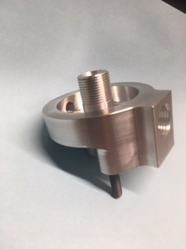 Mazda Rotary Billet oil filter base Rx2, Rx3, Rx4, Rx7, 12a, 13b, FC,FD ...