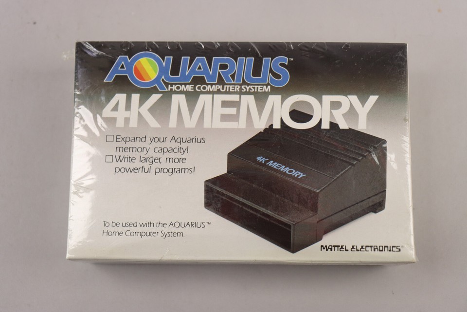 Mattel Aquarius Computer & Game System Tested Working CIB w/NOS 4K ...