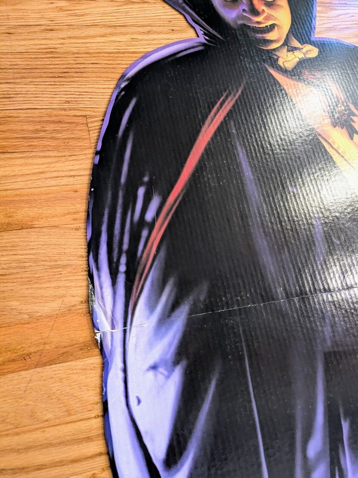 VTG 1999 DRACULA Blockbuster Life Size 72" Cardboard Cutout Double ...