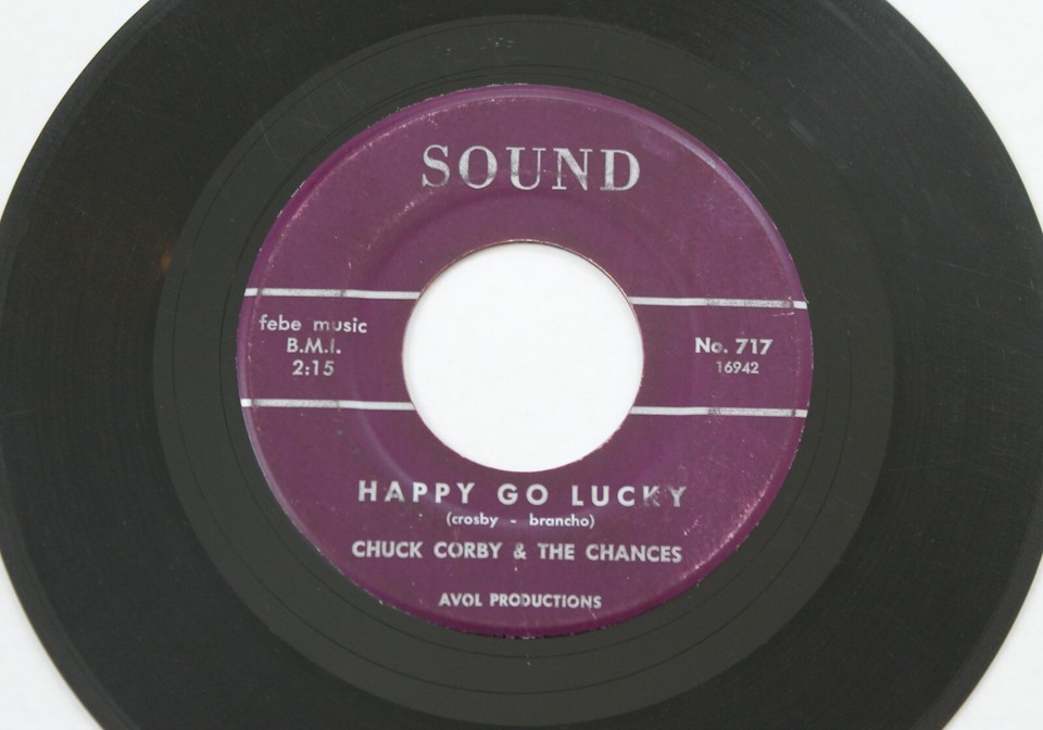 CHUCK CORBY & THE CHANCES - Man Loves Two / Happy Go Lucky 45 - Sweet ...