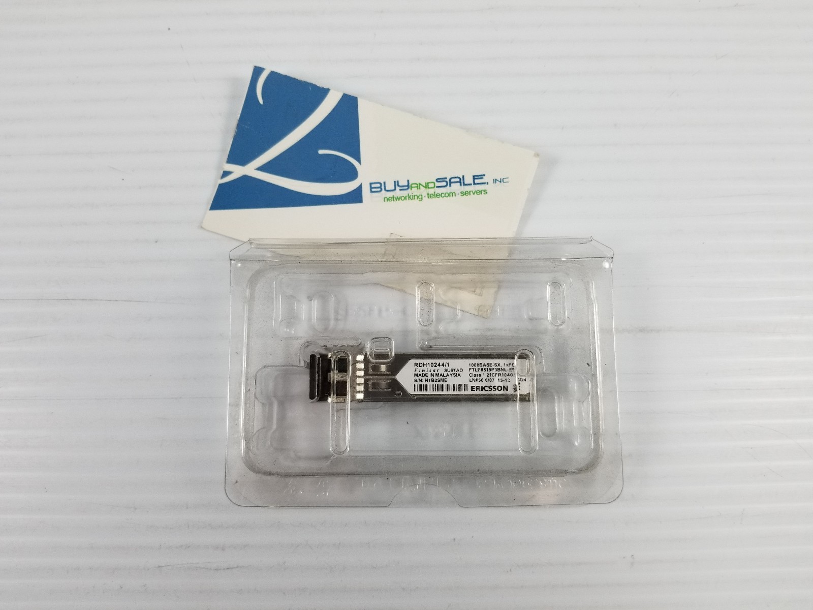 ERICSSON TRX MM 1000BASE-SX L P/N: RDH 102 44/1 (RDH10244/1) SU57AD ...