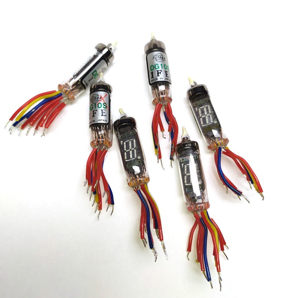 Vintage VFD Tube FUTABA DG10S numeric display vacuum tube not nixie ...