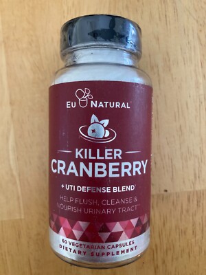 Eu Natural Killer Cranberry UTI Defense Blend Urinary Tract Supplement ...