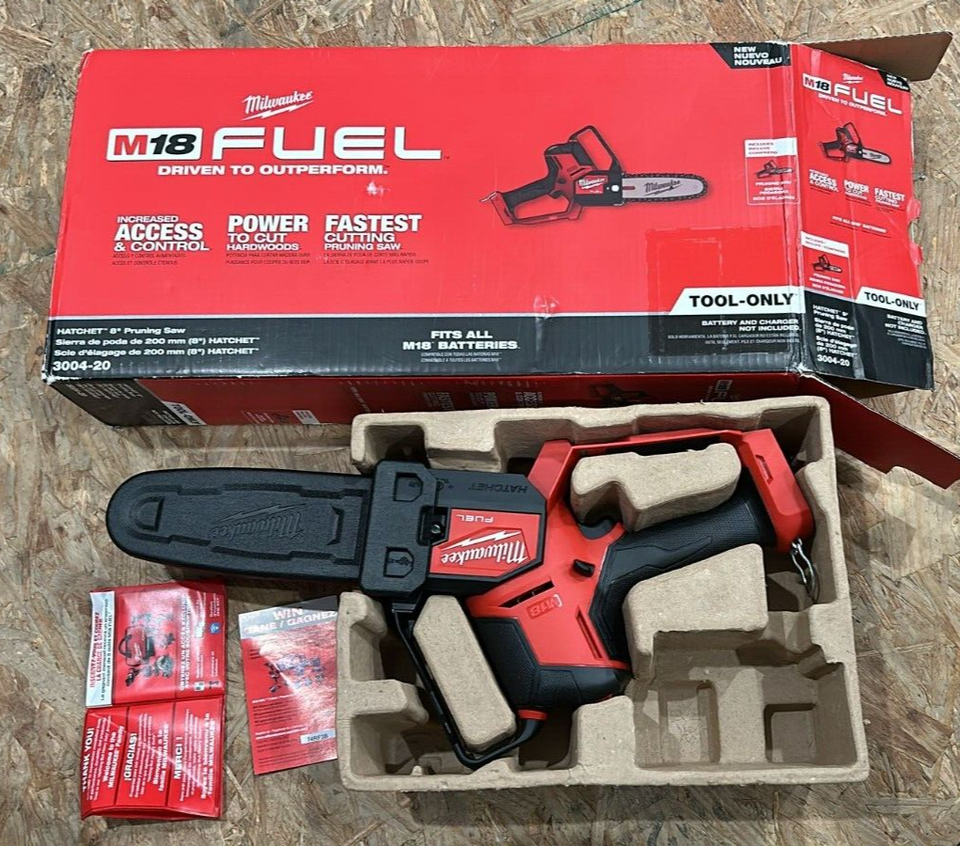 Milwaukee 3004-20 Hatchet 8" Pruning Saw TOOL ONLY, Open Box (A9) | eBay