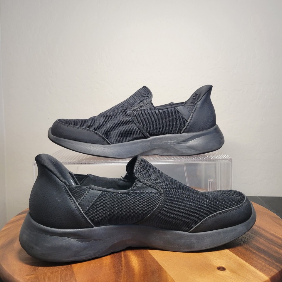 S Sport By Skechers Mens Presley Step Ins Shoes Sneakers Black Knit ...