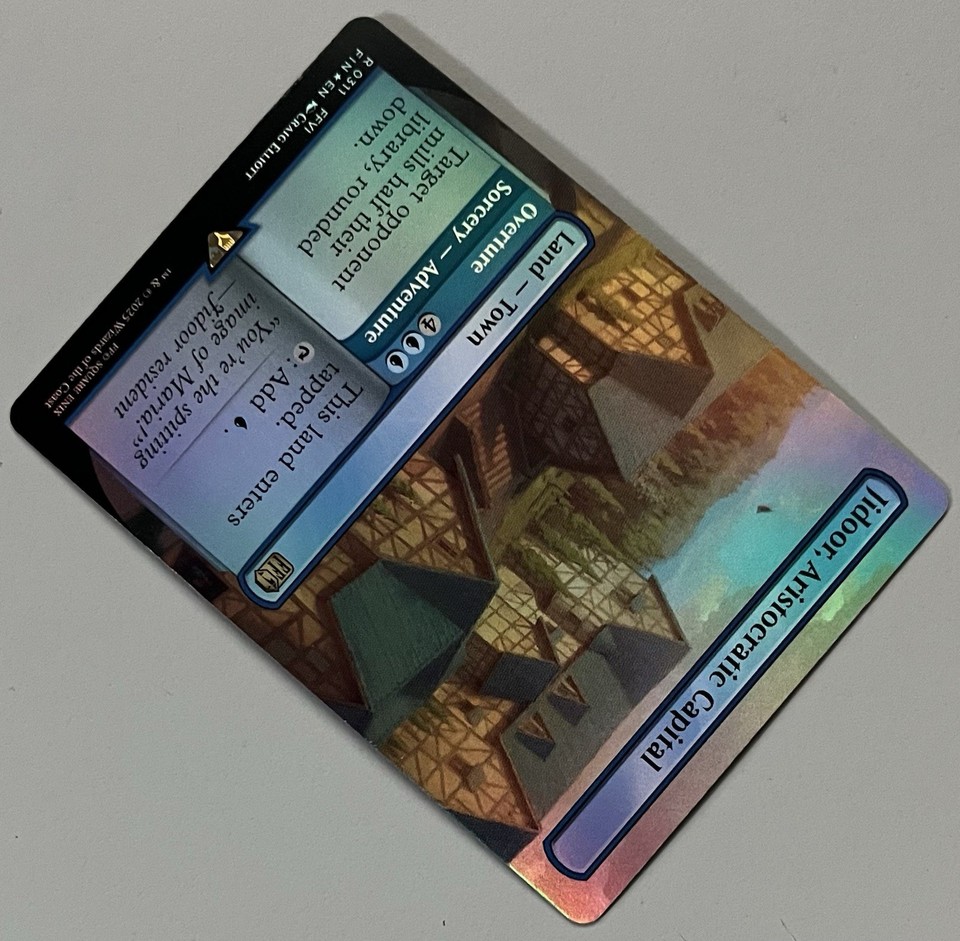 MTG Final Fantasy Jidoor, Aristocratic Capital Land - Town RARE FOIL ...