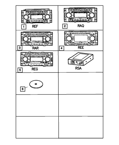 Genuine Mopar AM/FM CD W/Nav/DVD & CD-Control Radio 5091522AD | eBay