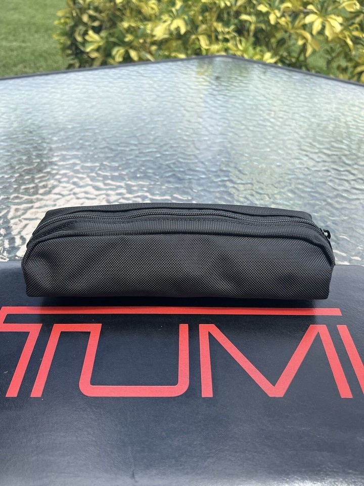 Tumi ALPHA Electronic Cord Black Pouch New Without Tags | eBay