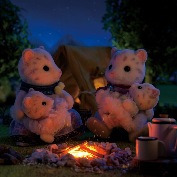 Calico Critters Snow Leopard Family - Sylvanian Families - From Japan ...