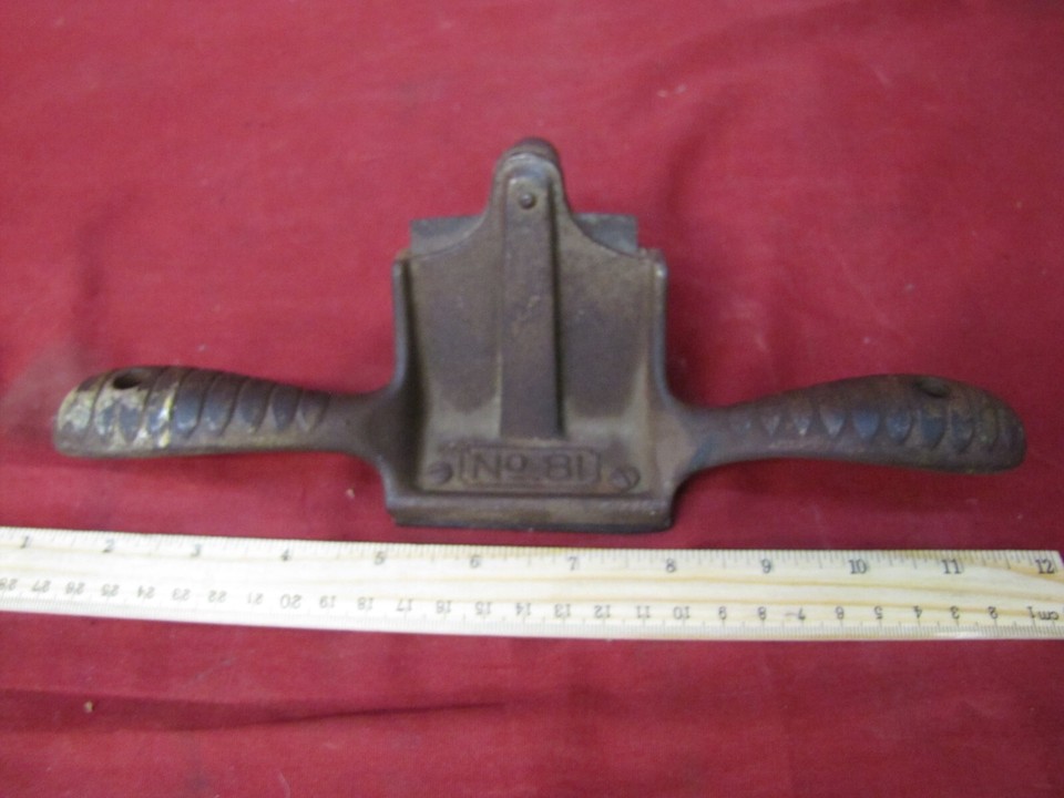 Antique Stanley #81 Cabinet Scraper Plane Plane Wood Sole Solid Shape ...