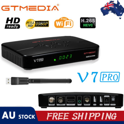 GTMEDIA V7 PRO FTA DVB-S2/T2 Satellite Terrestrial Combo Receiver Sat ...