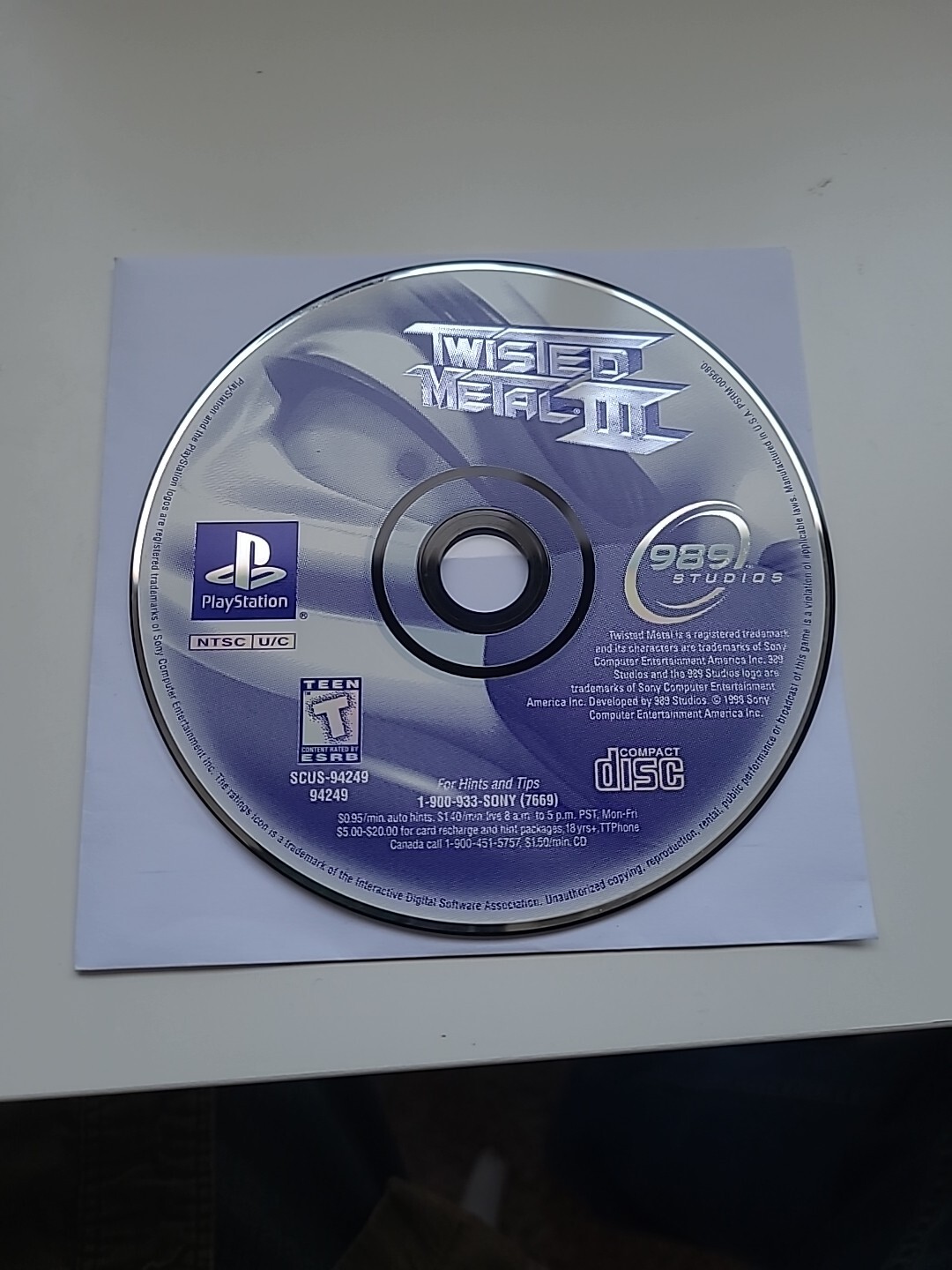 Twisted Metal 3 Sony PlayStation 1 PS1 Game - Disc Only - Tested | eBay