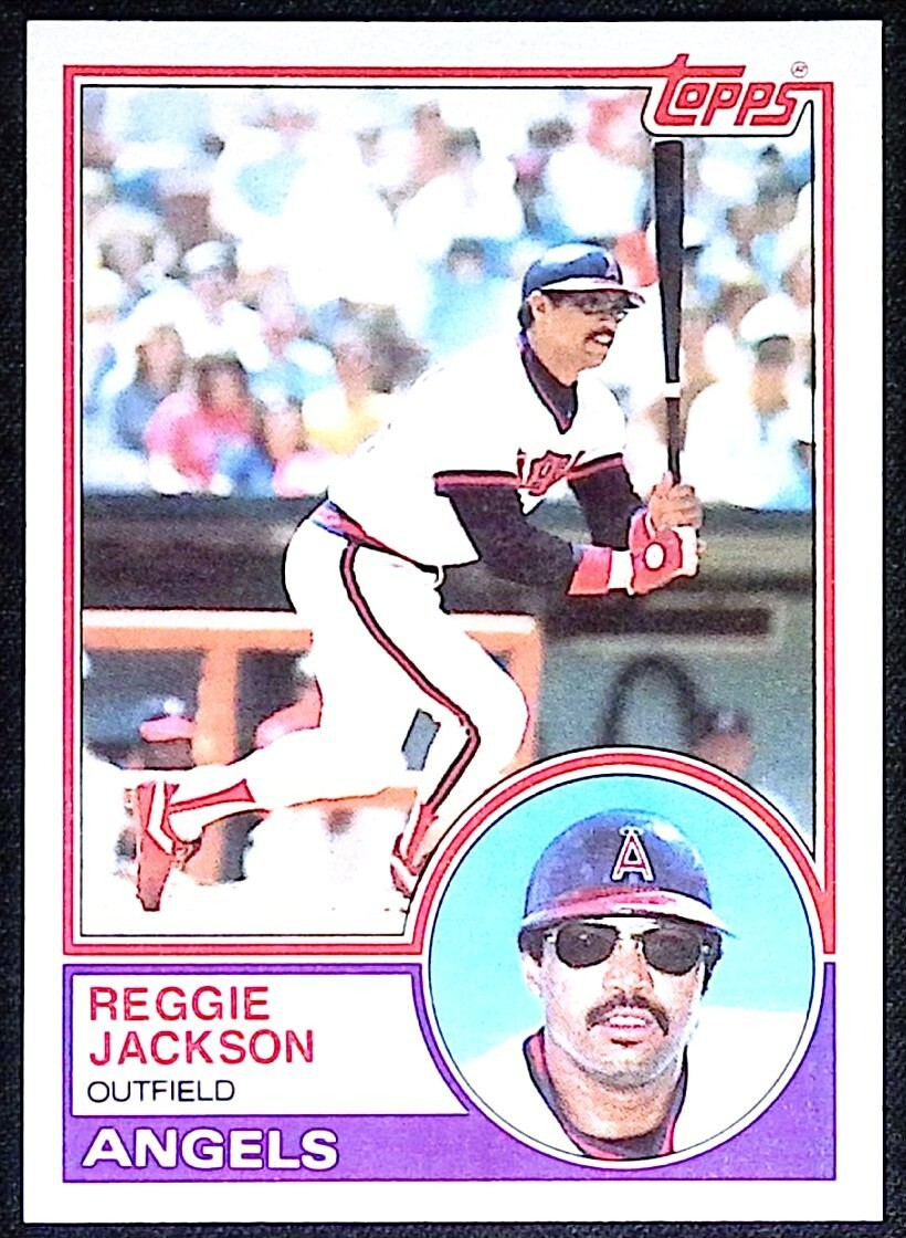 Reggie Jackson - 1983 Topps #500 - Angels | eBay