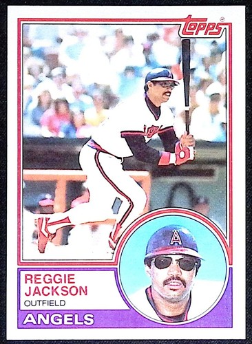 Reggie Jackson - 1983 Topps #500 - Angels | eBay