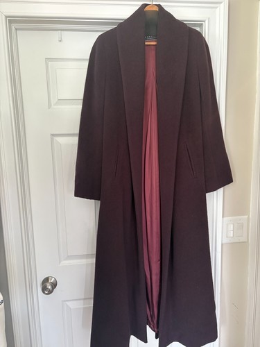 Peruvian Connection Decades Baby Alpaca Coat Plum XS | eBay