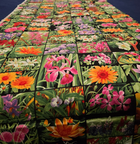 100% Cotton Rick Vanderpool for Moda "Wildflowers" (16505), 2 Yards | eBay