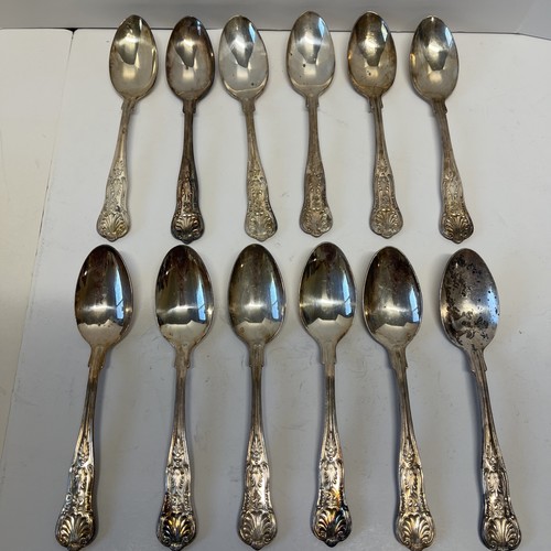 USN Spoon International Silver Co 12 U.S. Navy Silver Plated Kings ...