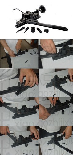 Mini Ring Roller Manual Metal Bar Tube Pipe Flat Bender Sheet Roll ...