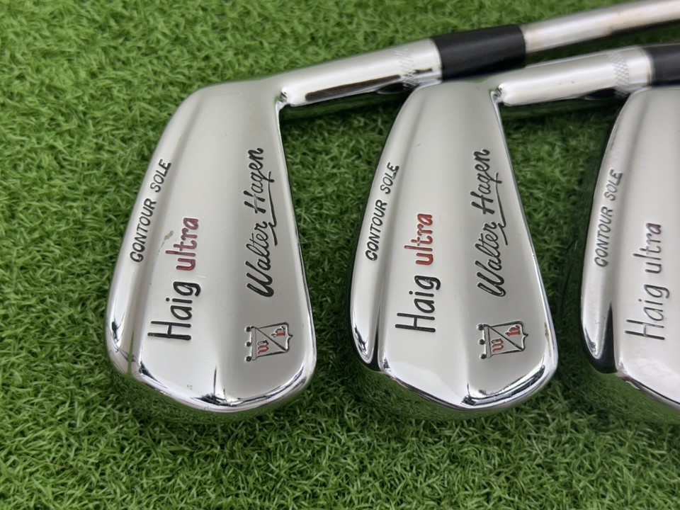 1959 Walter Hagen Haig Ultra Iron Set 5-9 (Refinished Heads) RH Damaged ...