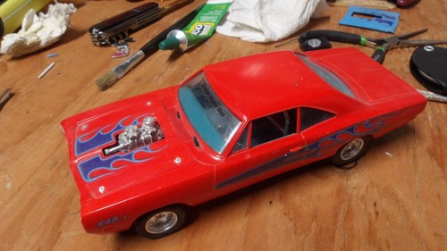Vintage- Original 1969 Dodge RT, Plastic, Built-Up Model Car | eBay