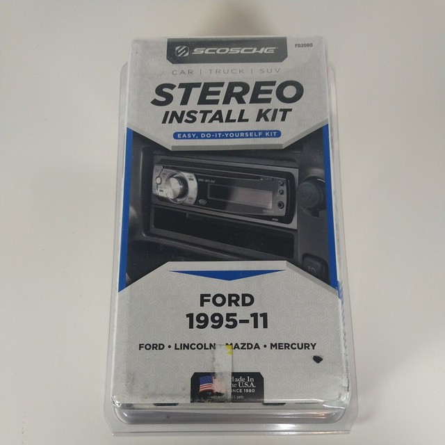 Scosche Fd3090 1995 up Ford Stereo Install Kit for sale online | eBay