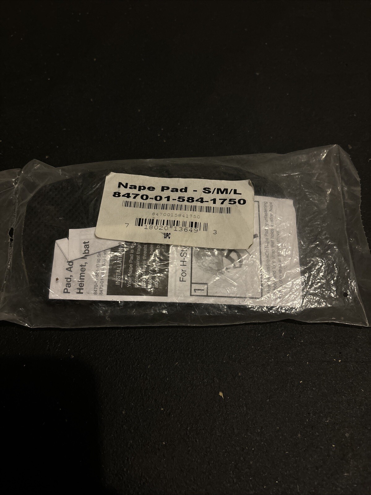 Army USGI Advanced Combat Helmet ACH Nape Pad Small/medium ACU NEW | eBay