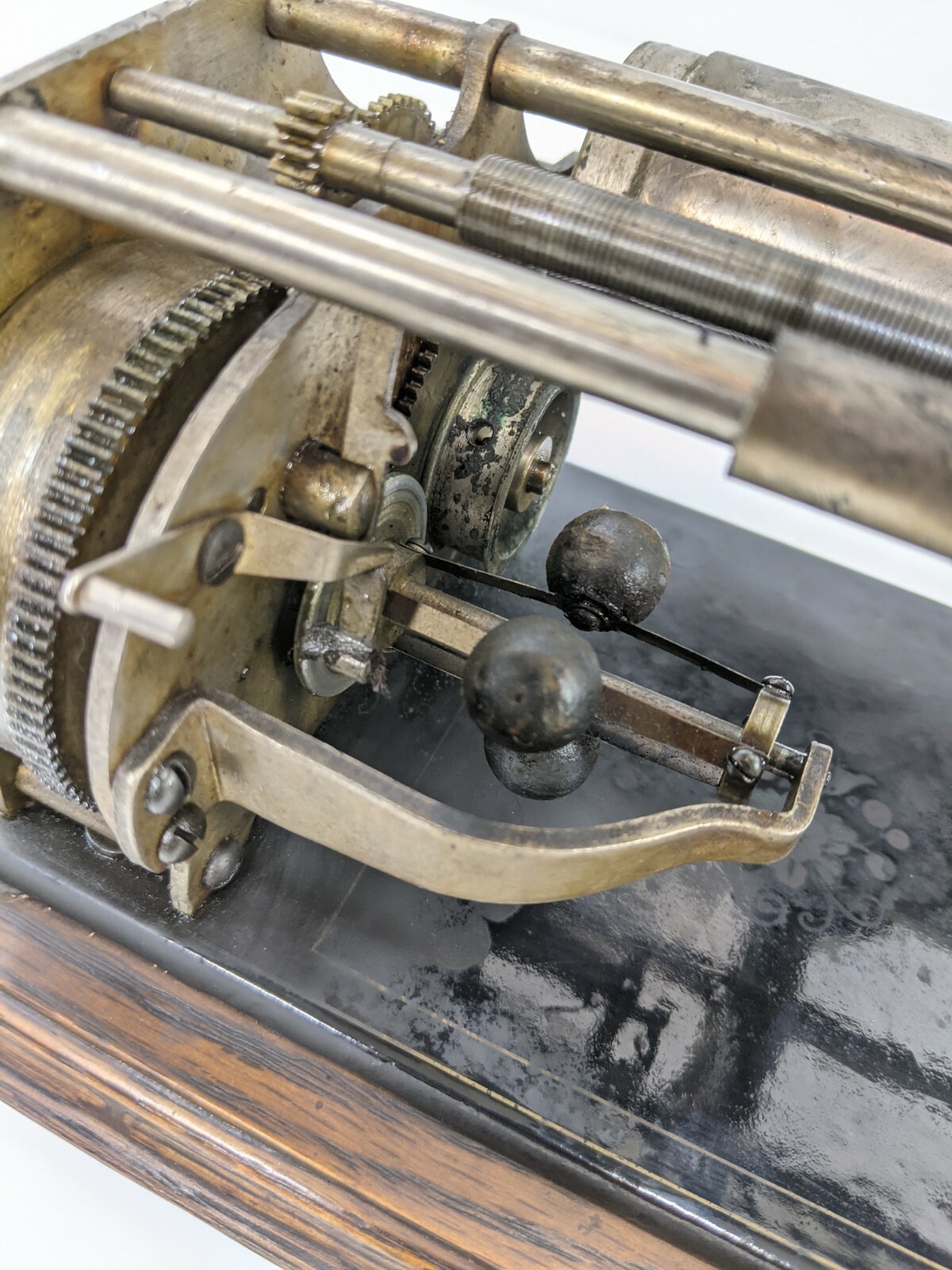 The Columbia Graphophone Phonograph Model Type Q Pat Aug 1901 Key Works ...