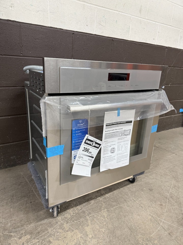 Thermador ME301WS - Masterpiece 30" Gray Glass On Stainless Single Wall ...