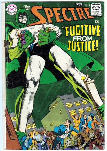 KEY:NEAL ADAMS SILVER AGE: The Spectre #5 1968 Low Grade READABLE Issue ...