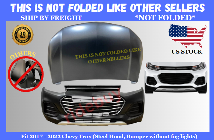 Fit 2017 2018 2019 2020 2021 2022 Chevy Trax Front Kit (Bumper + Hood ...