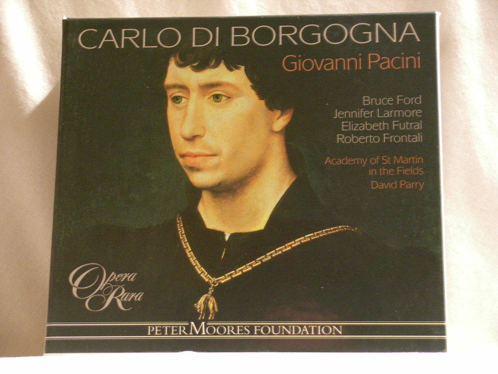 PACINI Carlo Di Borgogna Jennifer Larmore Bruce Ford David Parry 3 CD ...