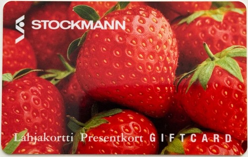 Stockmann Gift Card ️Finland ️Collectible Only ️Strawberries | eBay