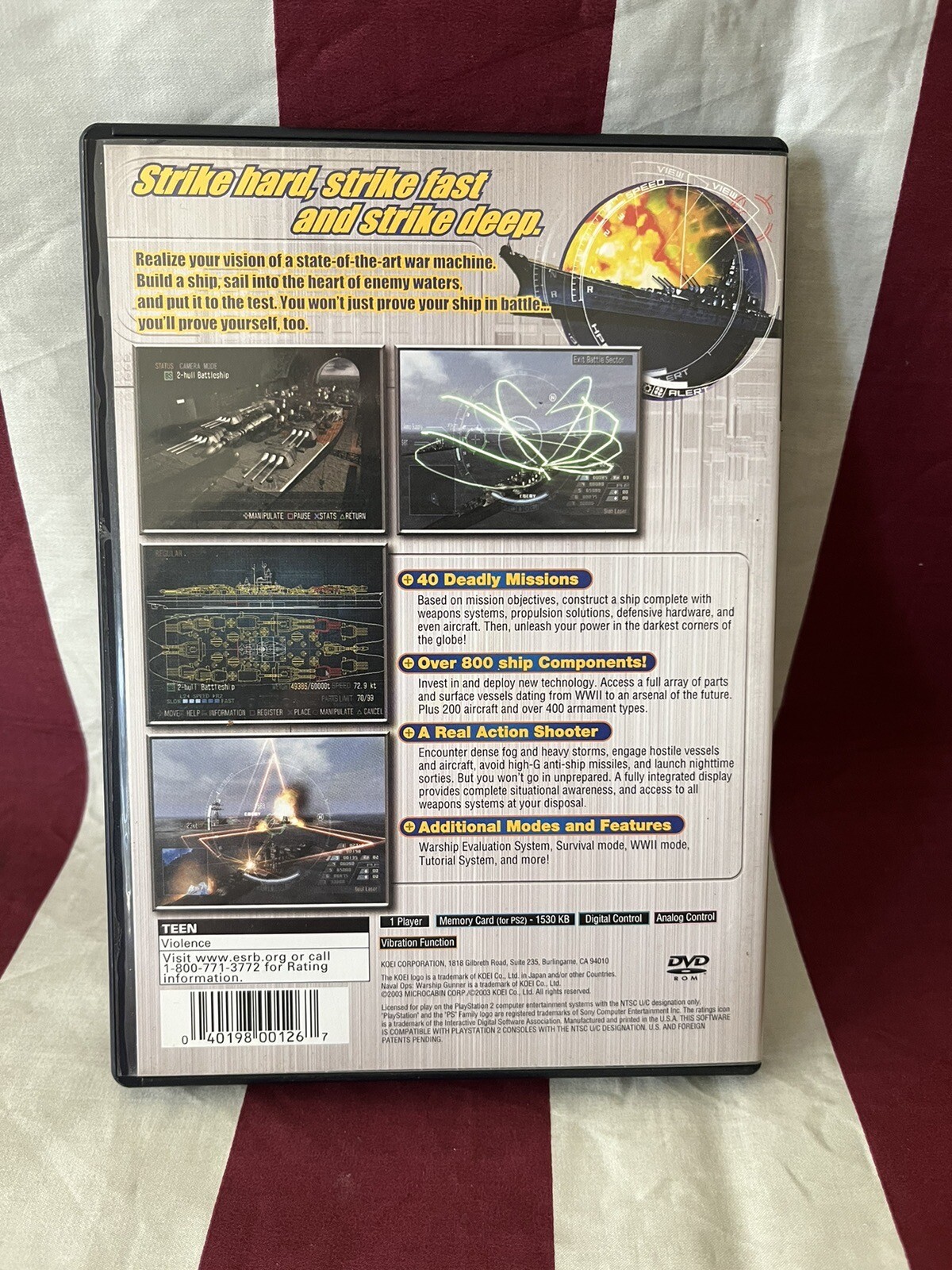 Naval Ops: Warship Gunner (Sony PlayStation 2, 2003) for sale online | eBay