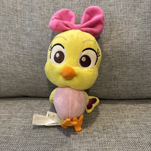 Disney Store Cuckoo Loca Yellow Bird Plush Minnie Mouse Pink Bow | eBay