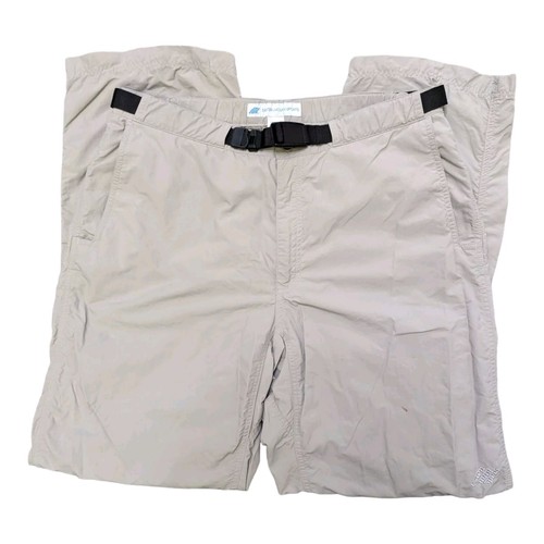Eastern Mountain Sports EMS Mens 36 Tan Belted Hiking Pants 100% Nylon ...