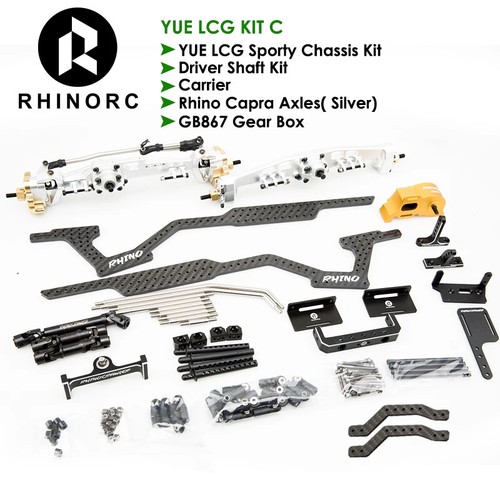NEW YUE LCG Sporty RC Crawler Chassis Full Kit Capra Axles Driver Shaft ...