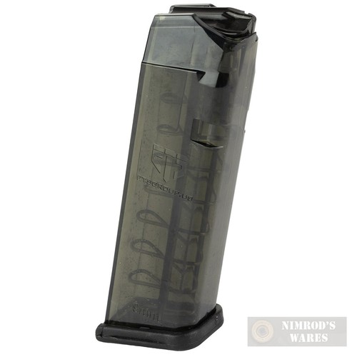 ETS Glock 17-19 19x 26 34 45 Gen 1-5 9mm 10-Round MAG Carbon Smoke SMK ...